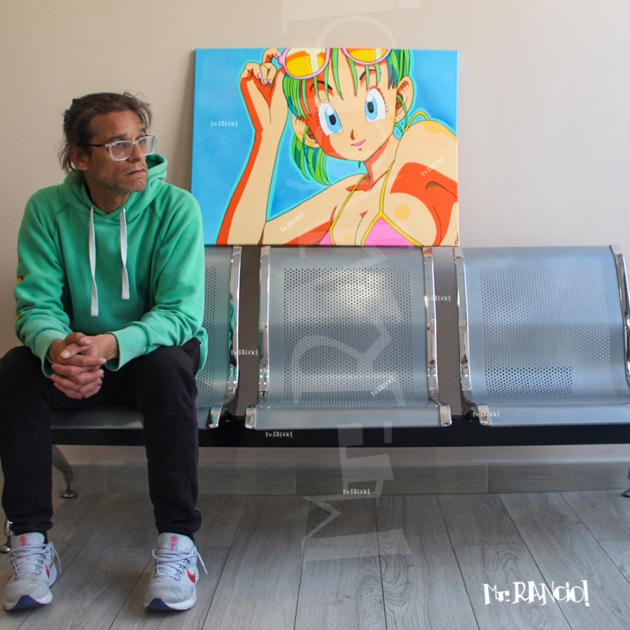 Lienzo Bulma Dragon ball por Mr.Rancio